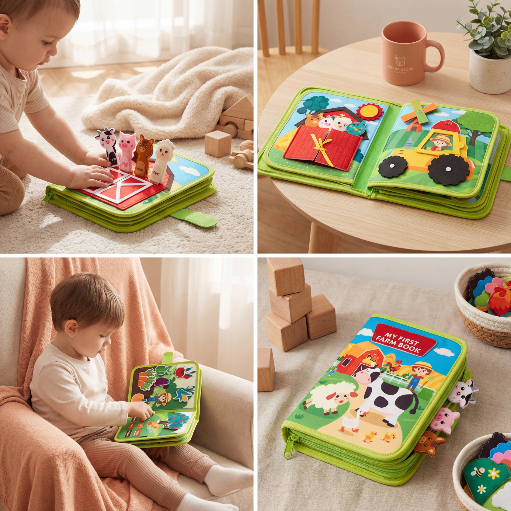 Educational Montessori Farm Story Book – Kiddofinds