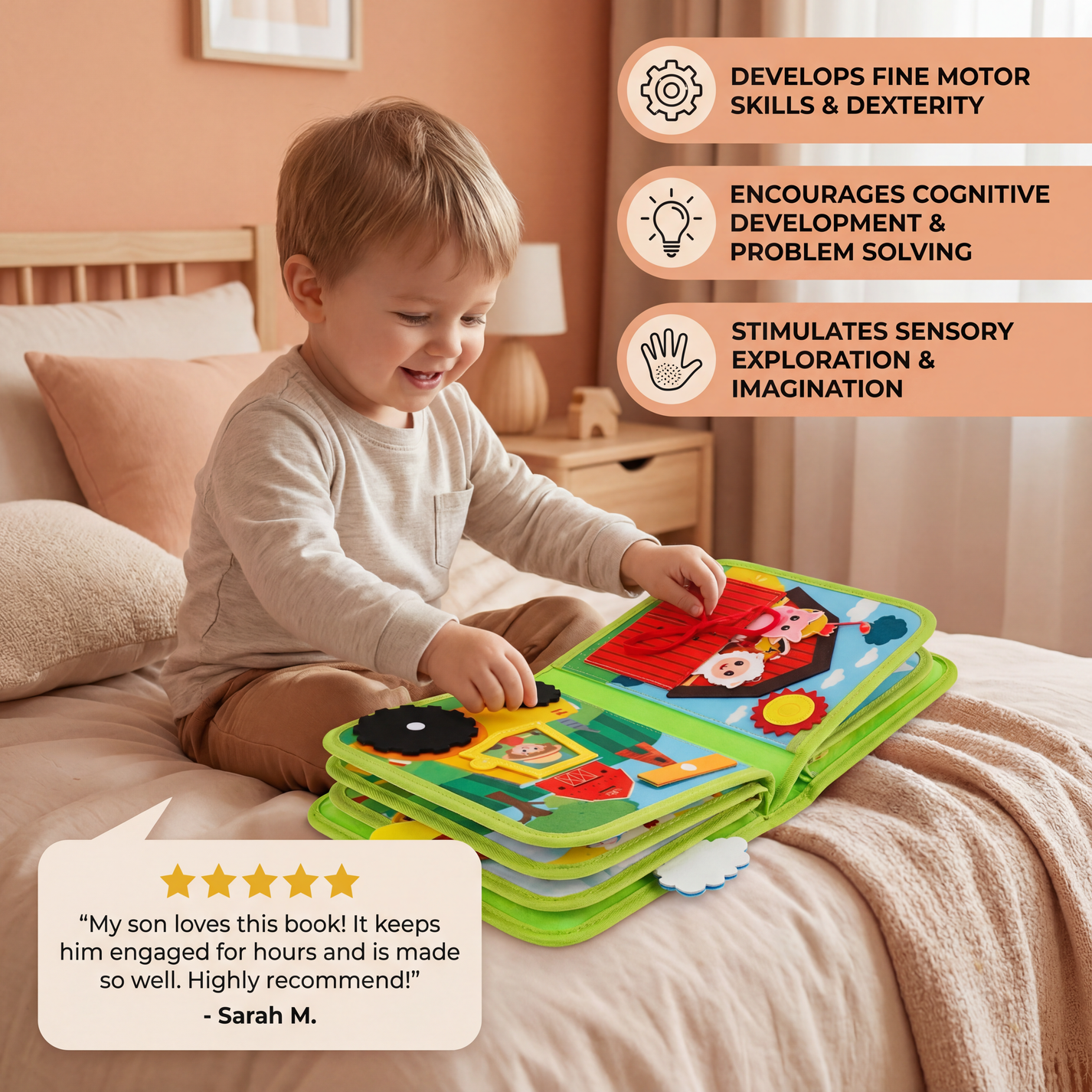 Educational Montessori Farm Story Book – Kiddofinds