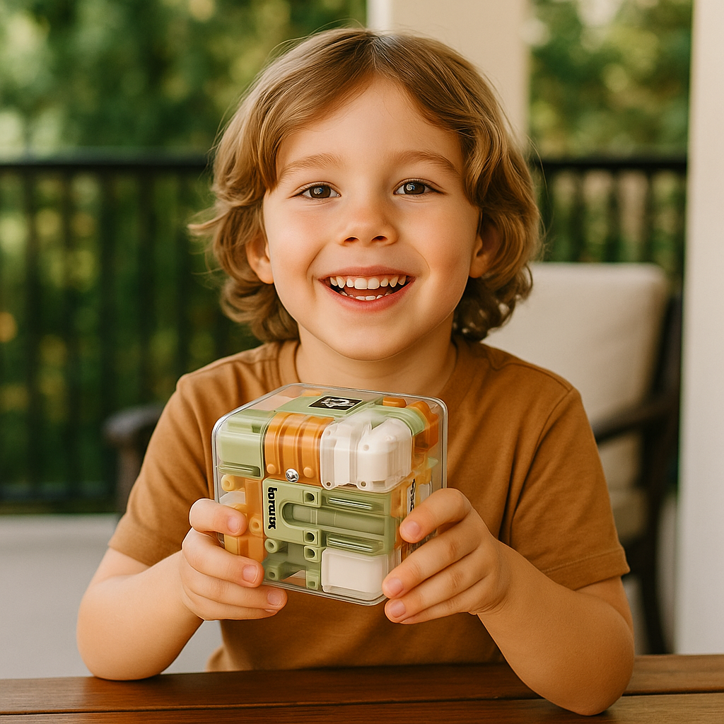 3D Labyrinth Puzzle Cube – Kiddofinds