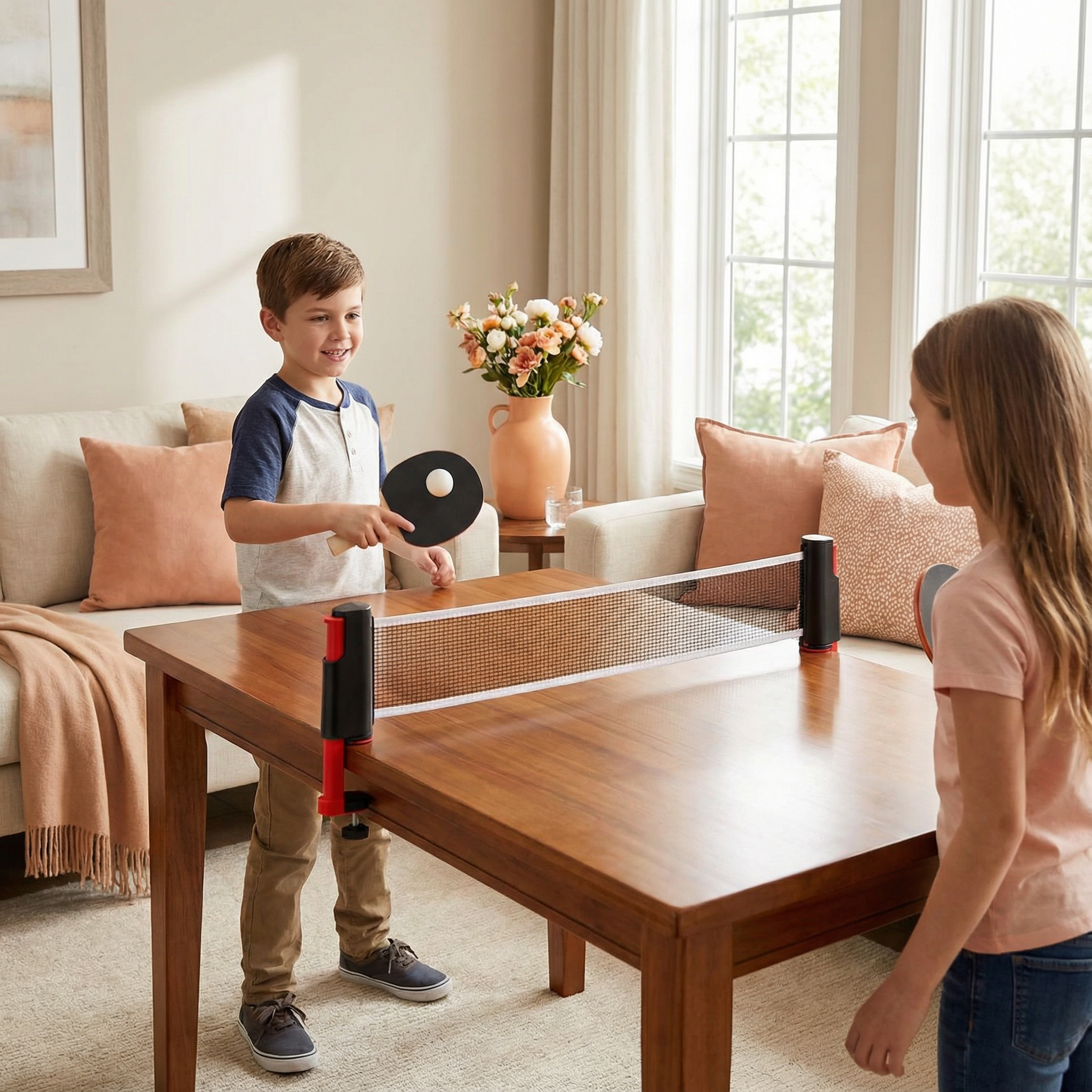 Adjustable table tennis set - suitable for every table! – Kiddofinds