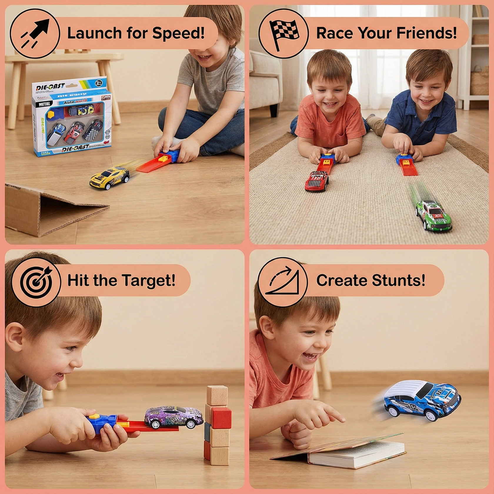 Car Catapult Racing Set – Kiddofinds
