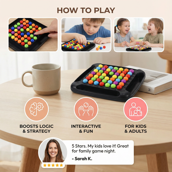 Color Match Logic Game – Interactive Marble Puzzle for Kids & Adults ...