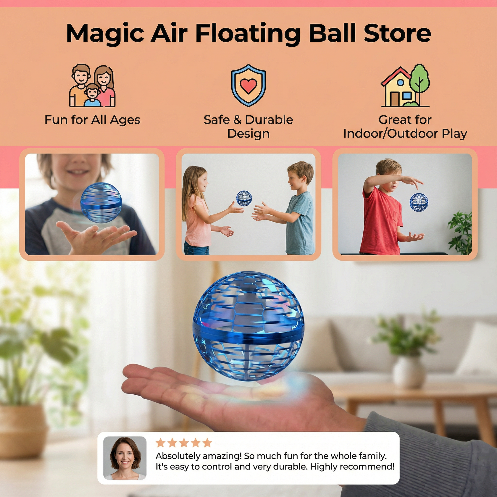 Magic Air Floating Ball – Kiddofinds