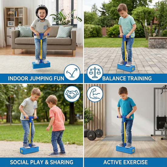 Kids Foam Pogo Jumper – Bouncing Toy for Indoor & Outdoor Fun – Kiddofinds