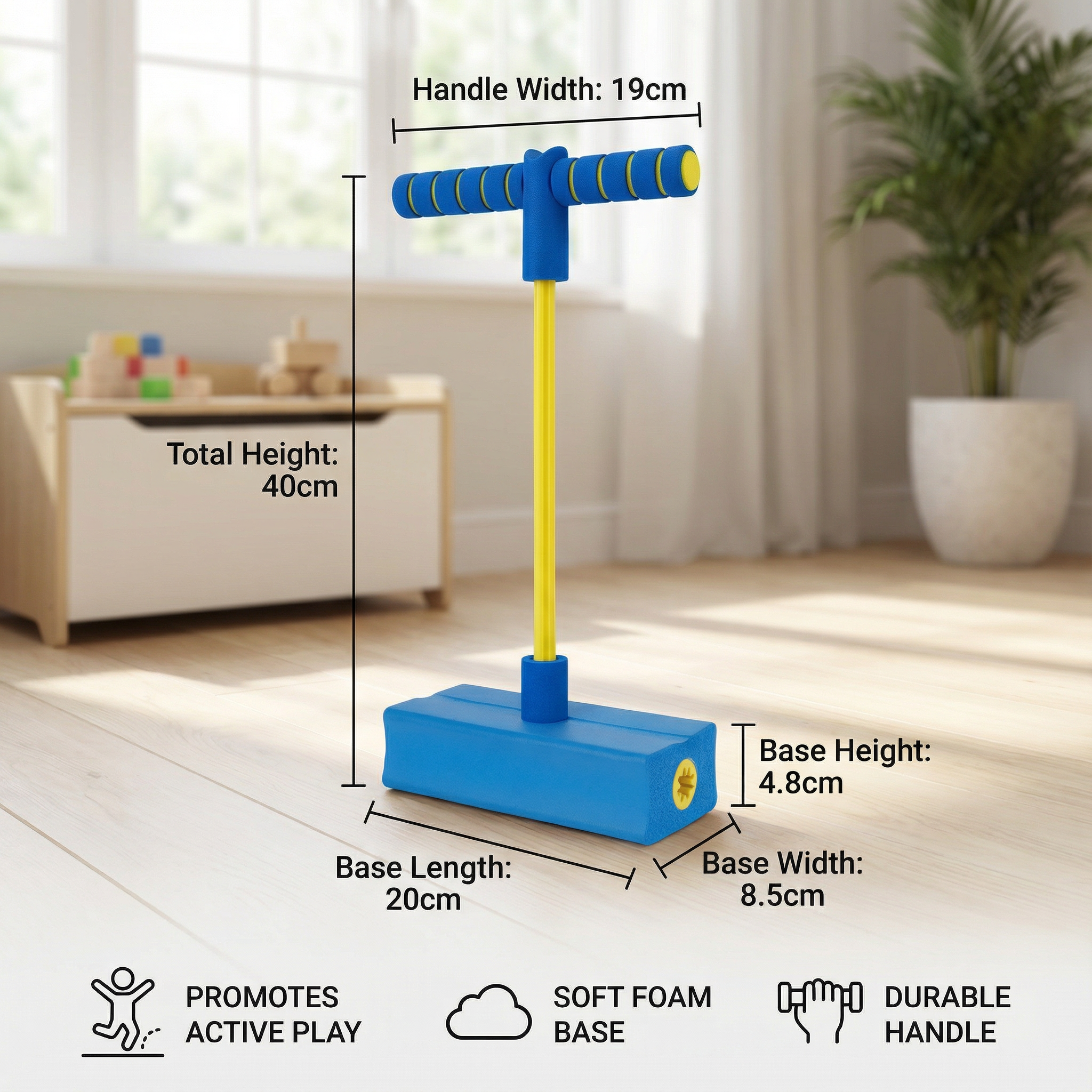 Kids Foam Pogo Jumper – Bouncing Toy for Indoor & Outdoor Fun – Kiddofinds
